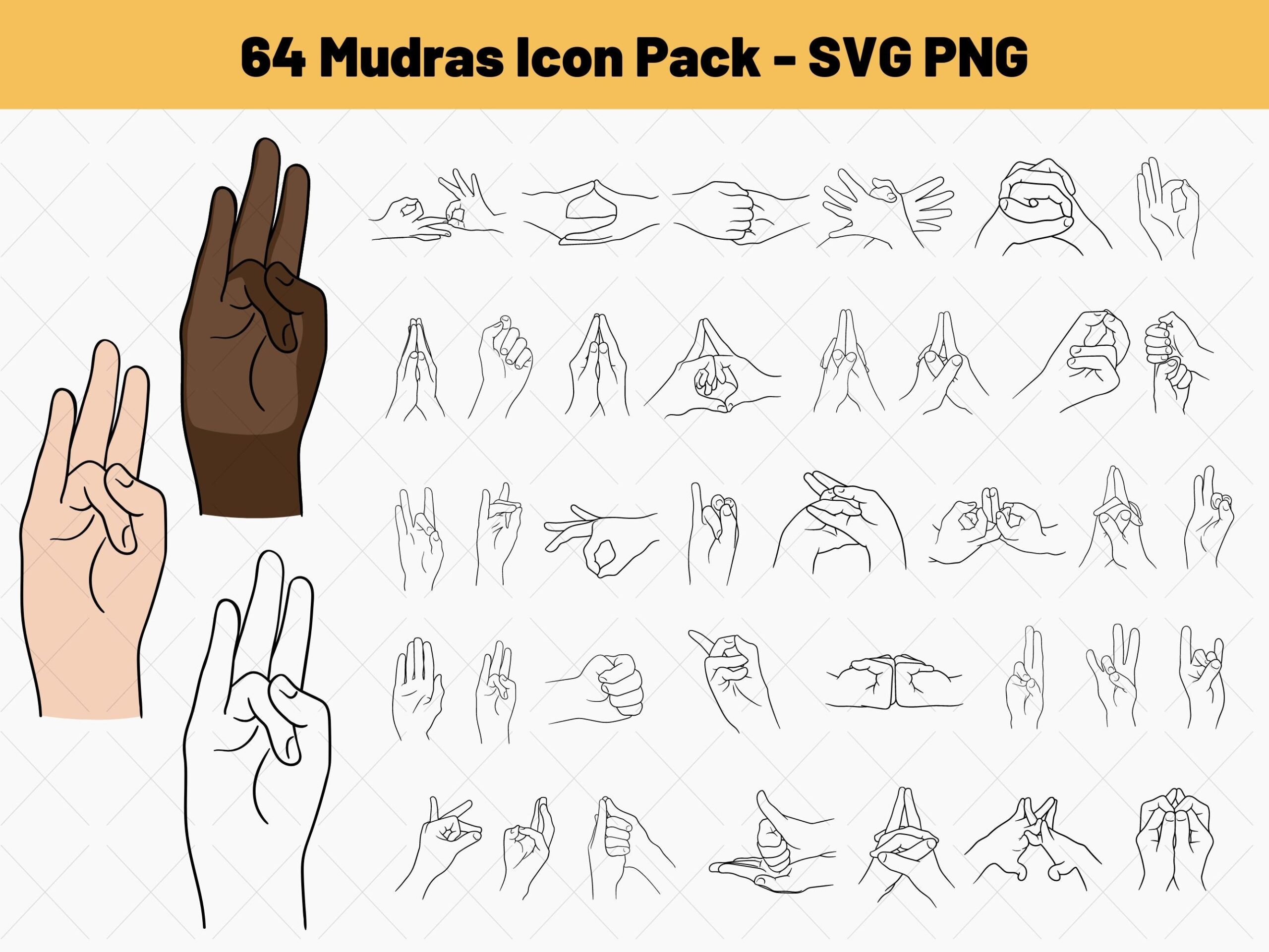 Printable Hand Mudras Chart - Printable Chart Template