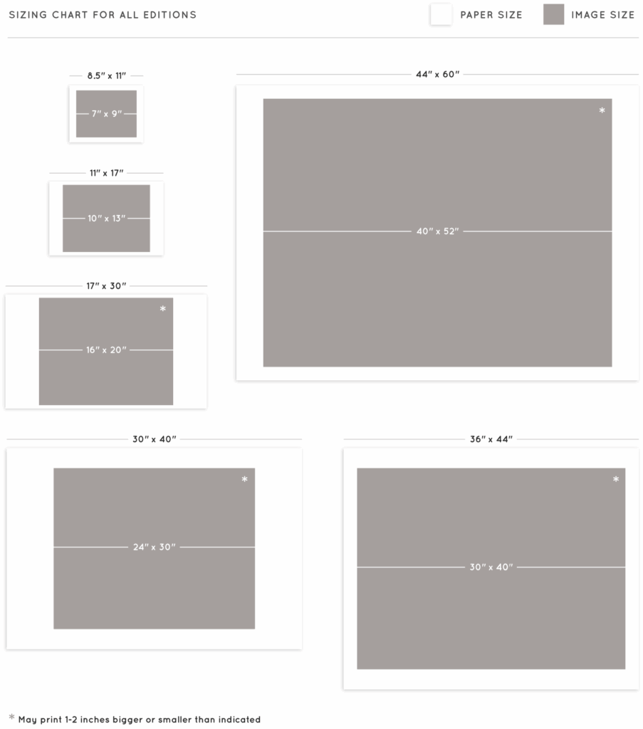 printable size guide - Printable Chart Template