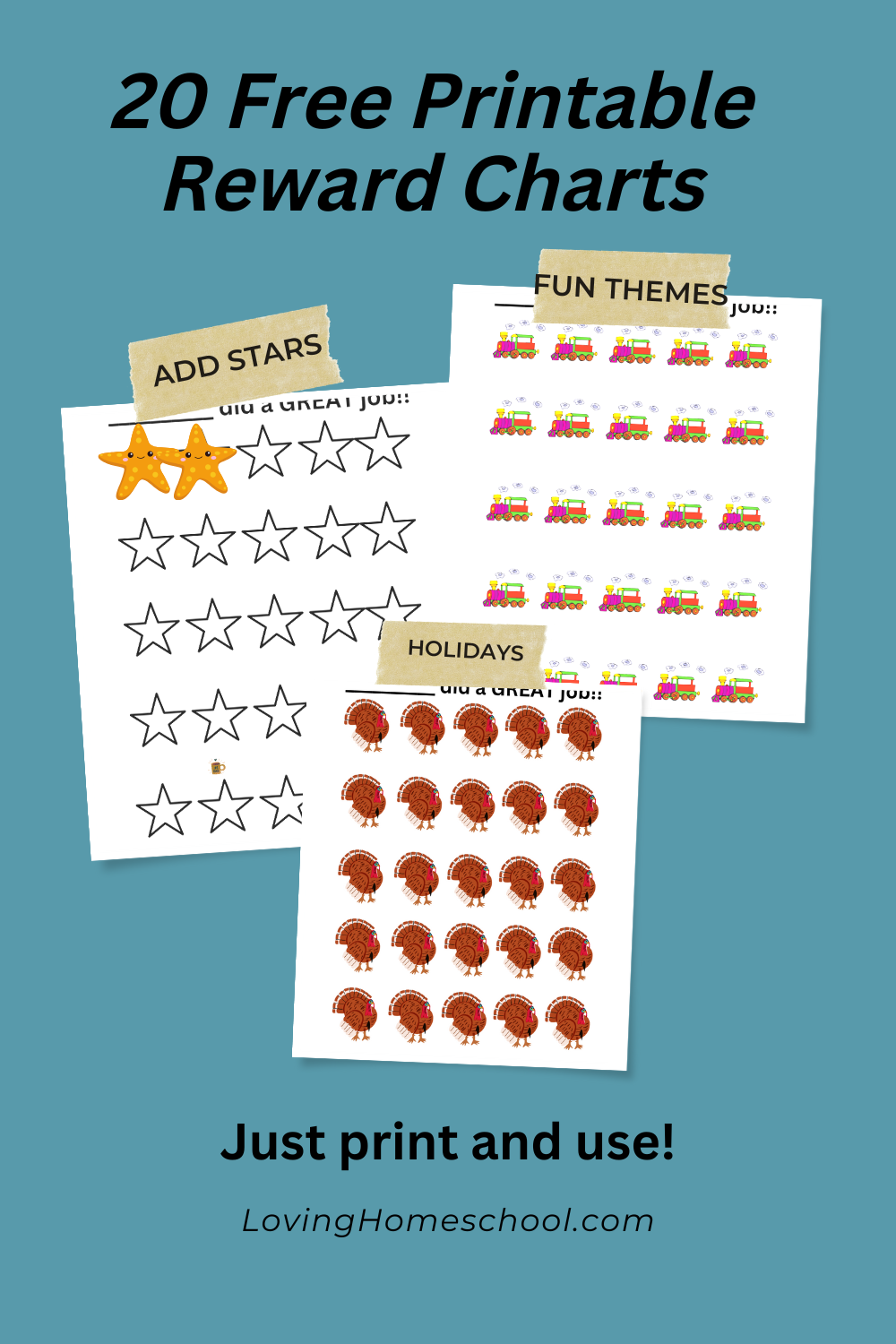 Sticker Chart Printable Free - Printable Chart Template
